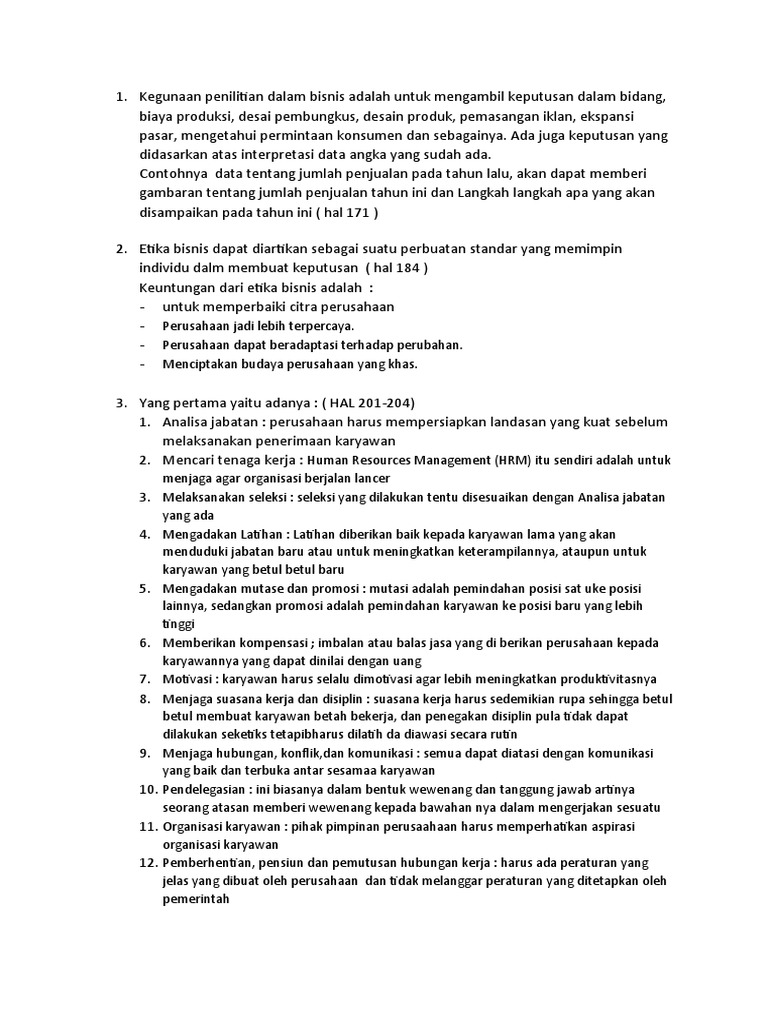 Uas Pengantar Bisnis | PDF