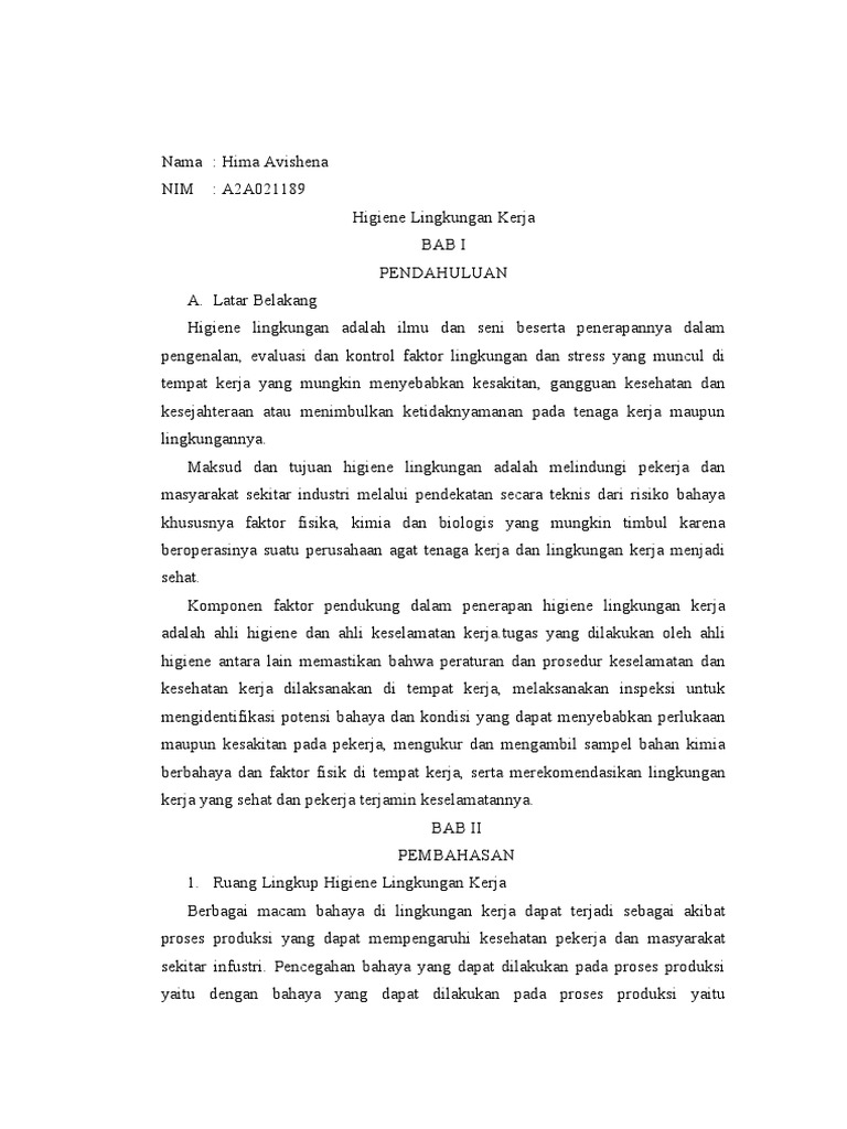 TM12 - Hima Avishena - A2A021189 | PDF