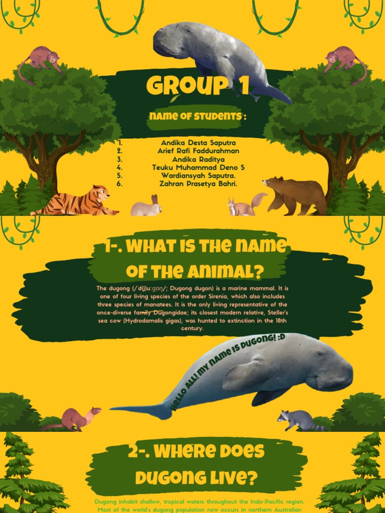 Group 1 | PDF | Aquatic Mammals | Marine Mammals