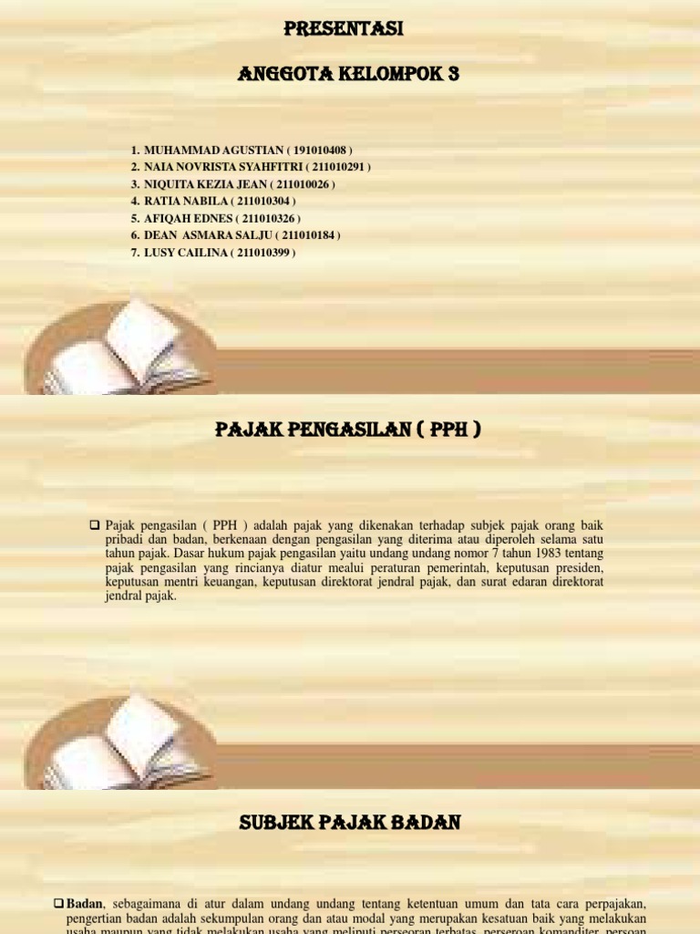 Panduan Pajak Penghasilan (PPH) di Indonesia | PDF