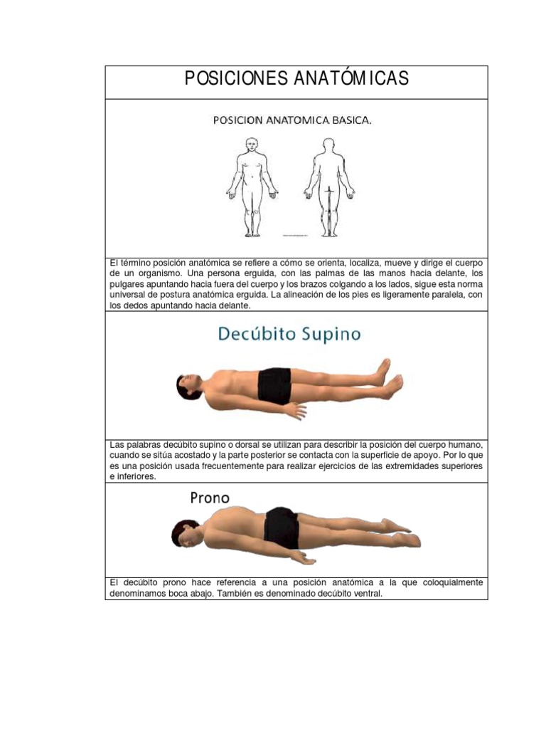 POSICIONES Y PLANOS | PDF