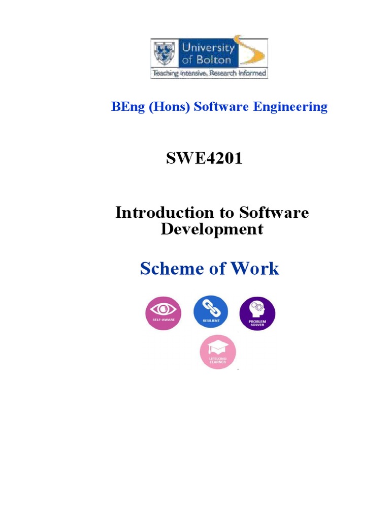 Scheme of Work - Introduction To Software Development | PDF | Method ...