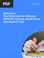 Panduan dan 5 Contoh KPI Karyawan Format Excel | PDF