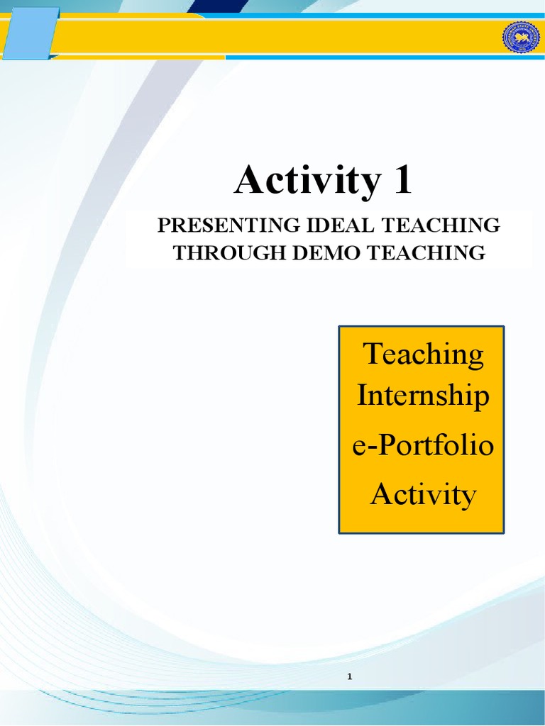 Ti Activity 10 Presenting Ideal Teaching Through Demo Teaching | PDF ...