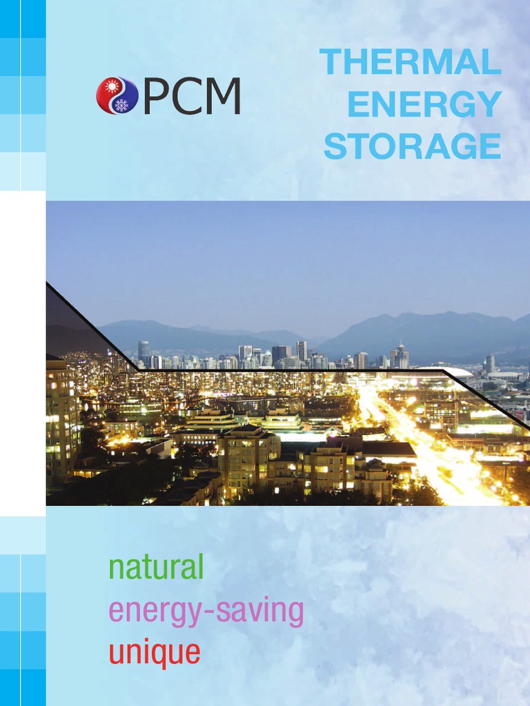 PCM Products General | PDF | Solar Energy | Energy Storage