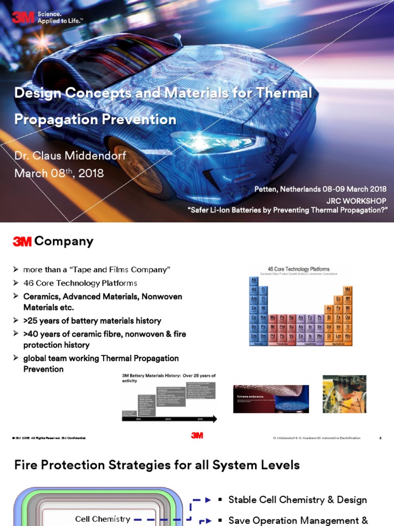 Concepts Materials Thermal Propagation Prevention | PDF | Thermal Insulation | Fires