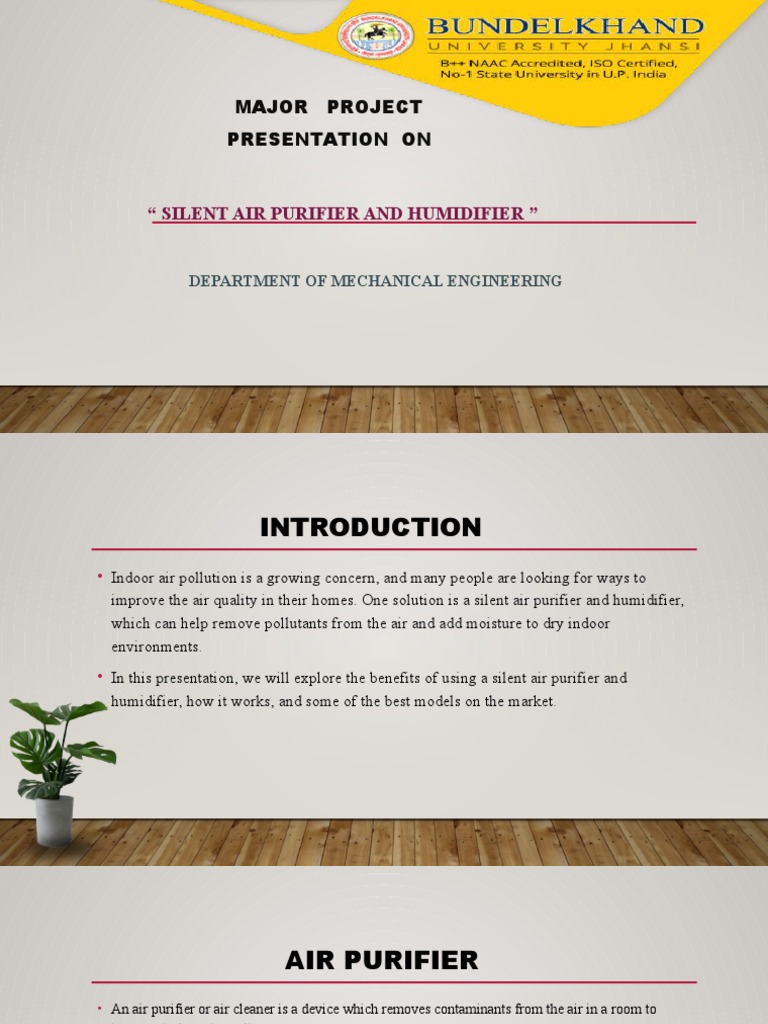 Air Purifier and Humidifer | PDF