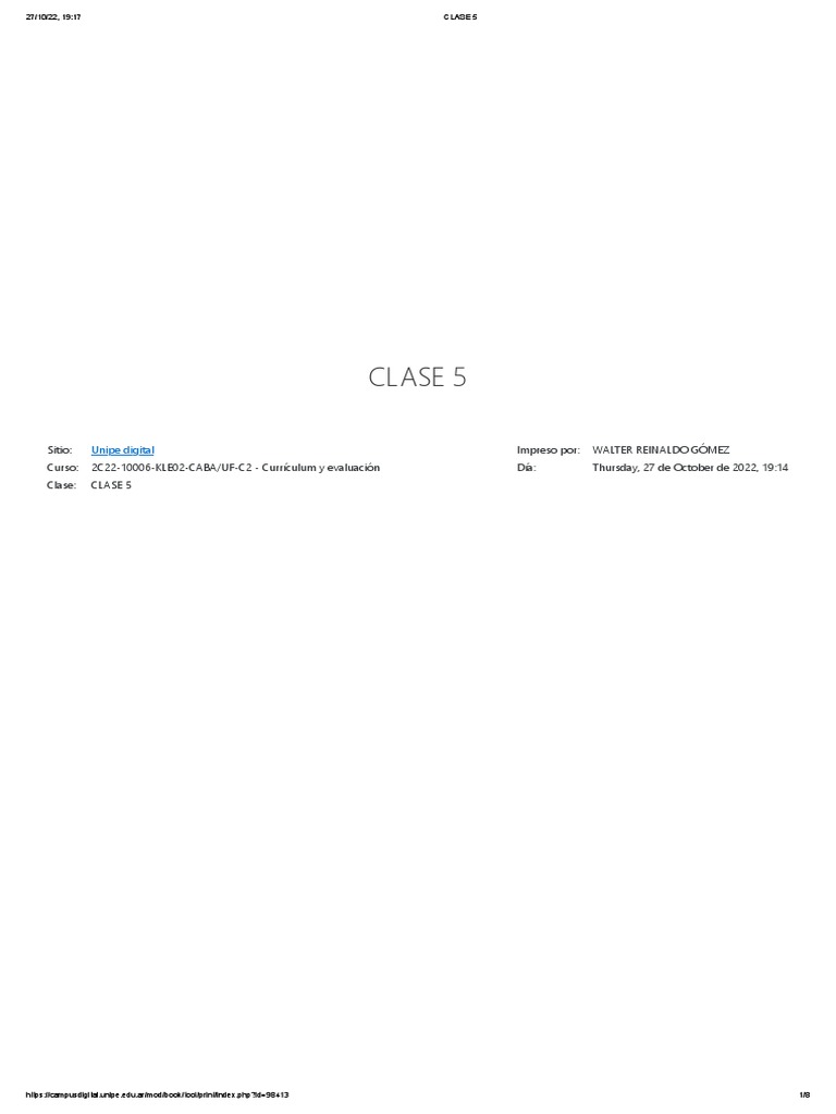 Clase 5 | PDF