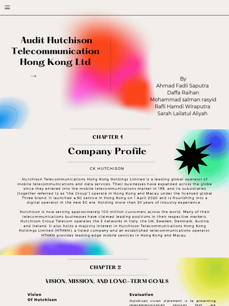 CK Hutchison Telecom Audit Report | PDF | Infrastructure | Strategic ...