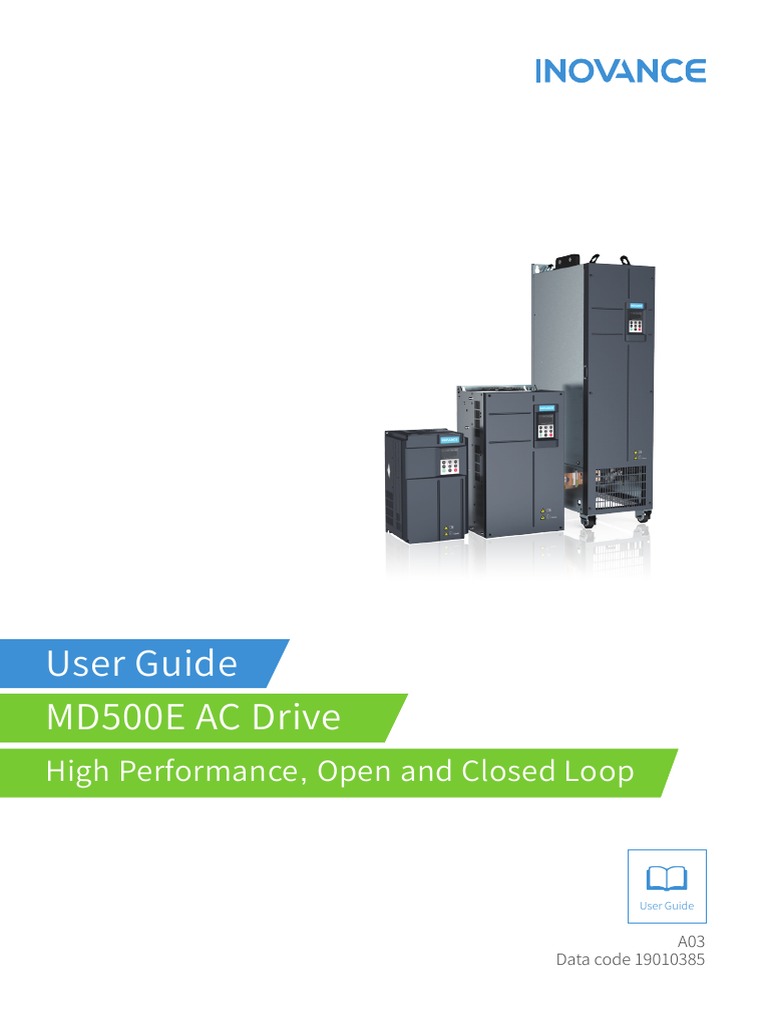 Inovance Md500e VFD Quick Guide English 20-4-20 | PDF | Electrical ...