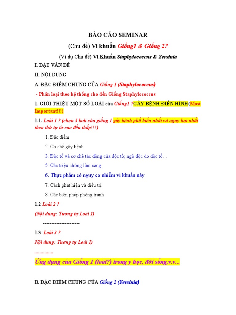 Example of Seminar Content On Food Microbiology - Jan2023 | PDF