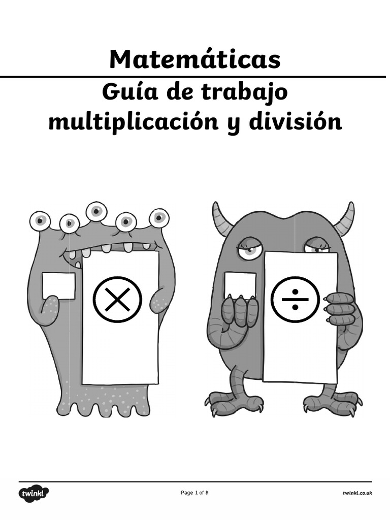 Multiplicación y División para Niños | PDF