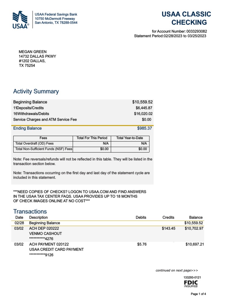 Bank Statement | Download Free PDF | Transaction Account | Credit Card
