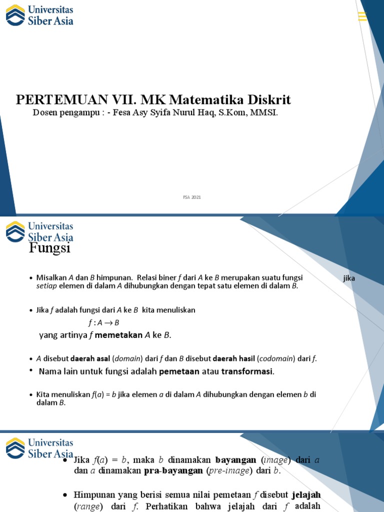 PERTEMUAN Matdis 7 | PDF
