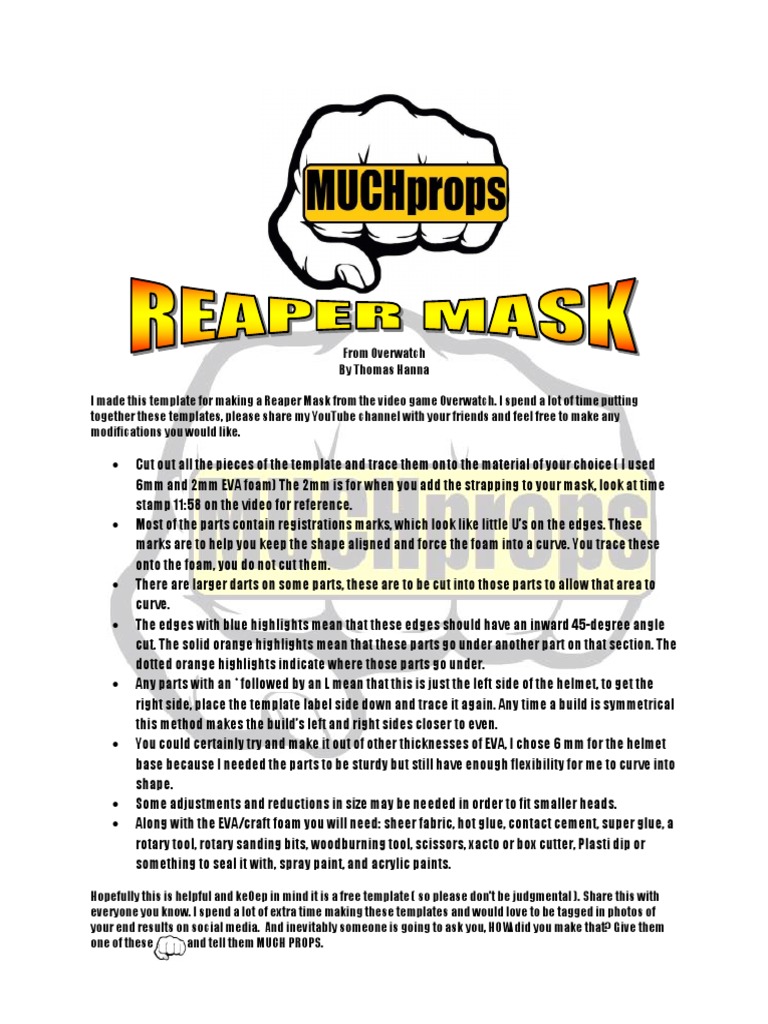 Reaper Template | PDF