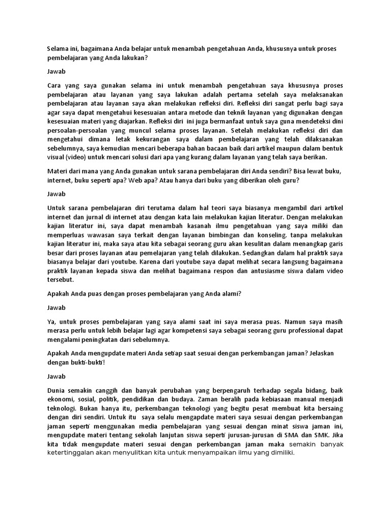 Mulai Dari Diri Topik 3 | PDF