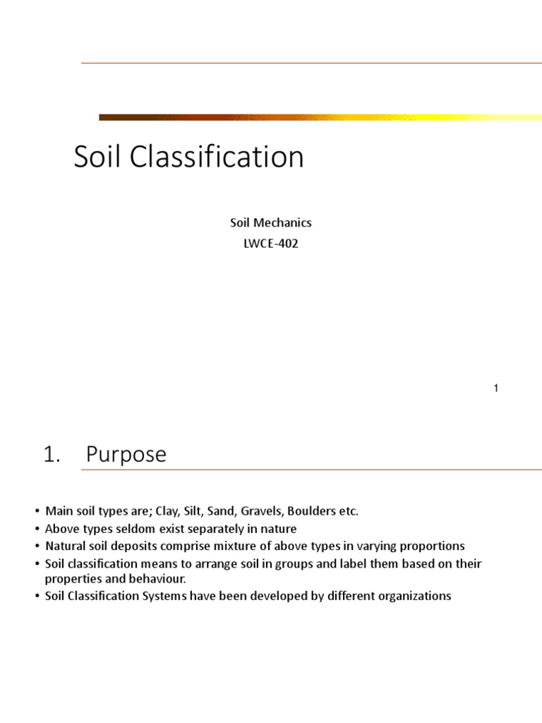 Soil - Class USCS 5a | PDF