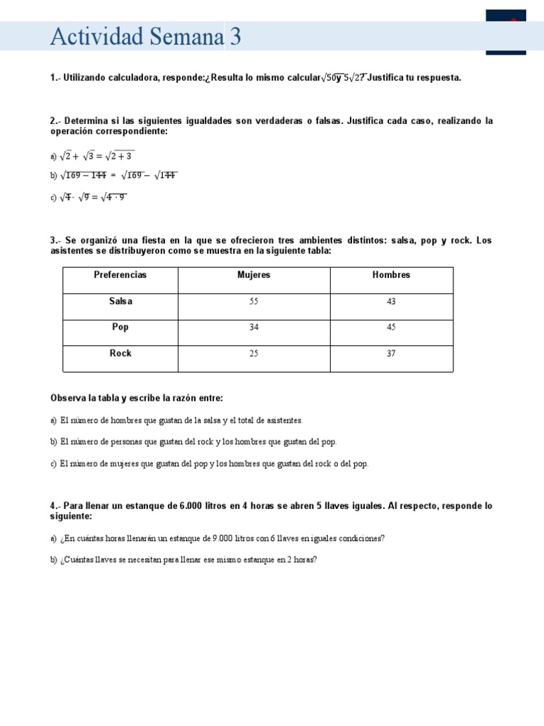 Actividad Semana 3 A | PDF