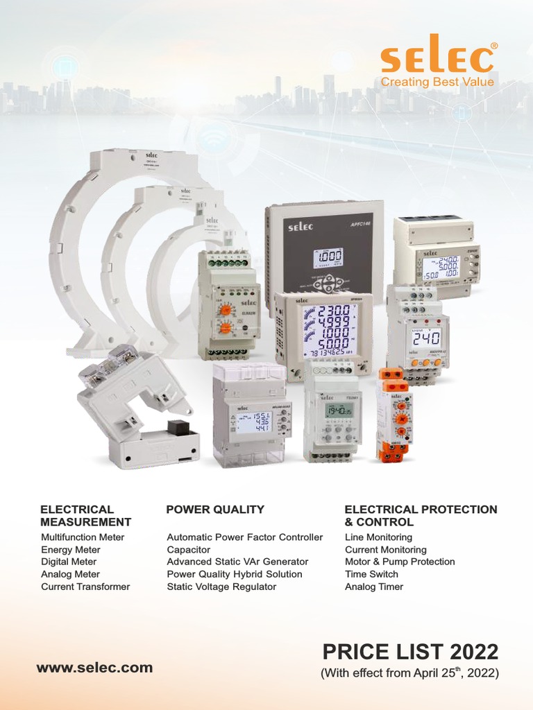 Selec Price List Old 2022 | PDF