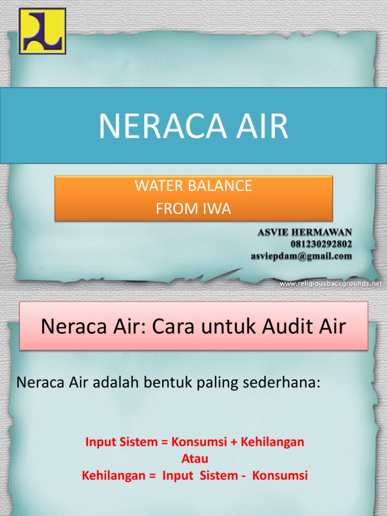 Studi Kasus Neraca Air Dan ILI8 | PDF
