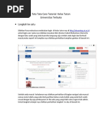 Panduan Login Vclass Unila untuk Mahasiswa | PDF