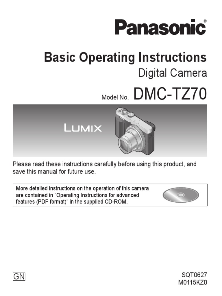 DMC-TZ70: Basic Operating Instructions | PDF | Smartphone | Camera