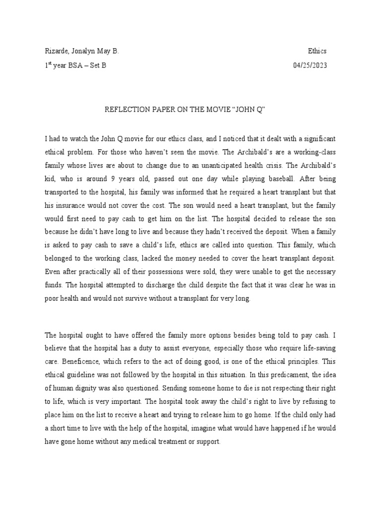 Reflection Paper | PDF