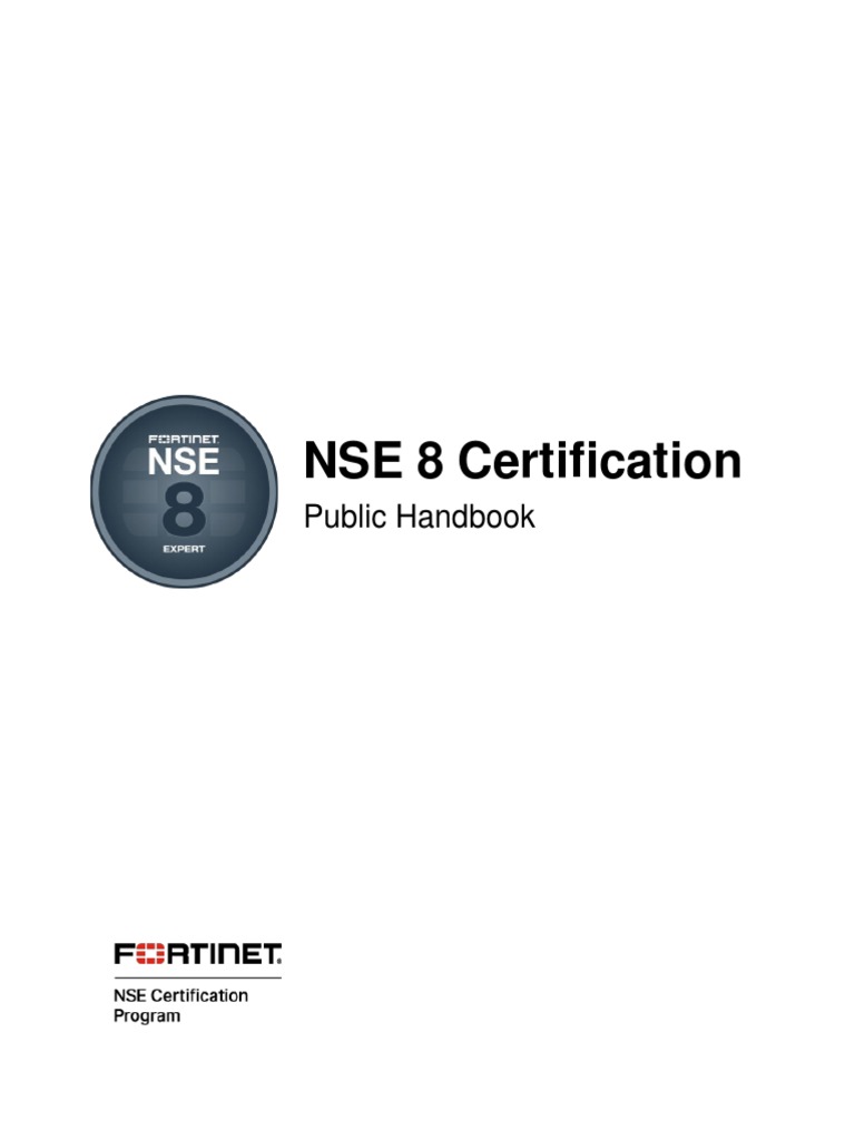 NSE 8 Certification Public Handbook | PDF | Virtual Private Network ...