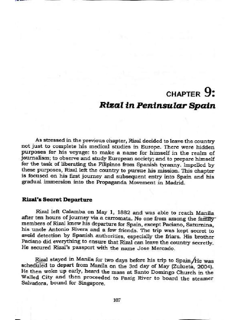 1 Rizal in Spain - Compressed | PDF