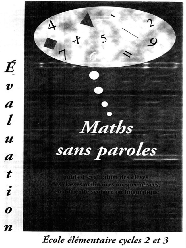 Maths Sans Paroles UPE2A | PDF