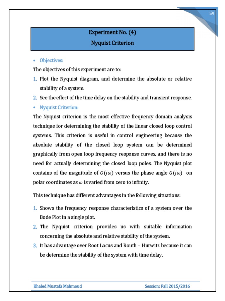 Nyquist Criterion | PDF