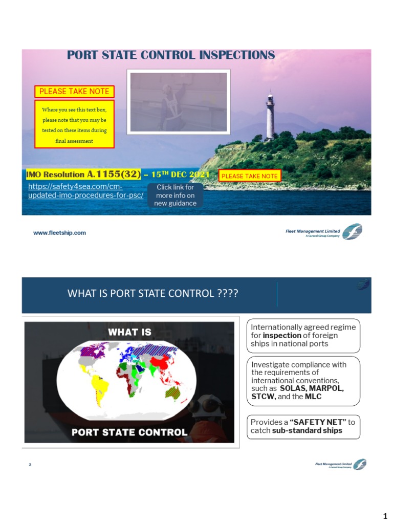 What Is Port State Control ???? | PDF