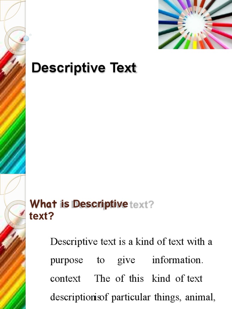 2 Descriptive Text | PDF