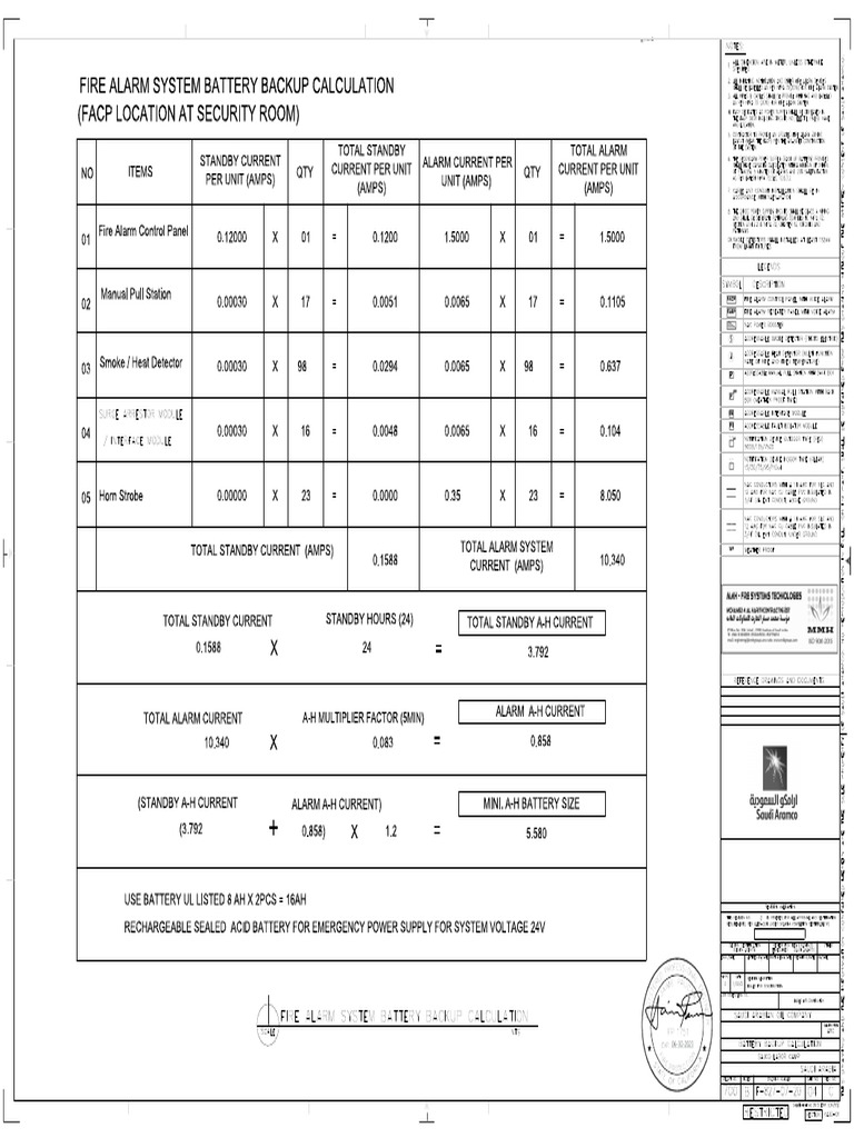Battery Calculations | PDF