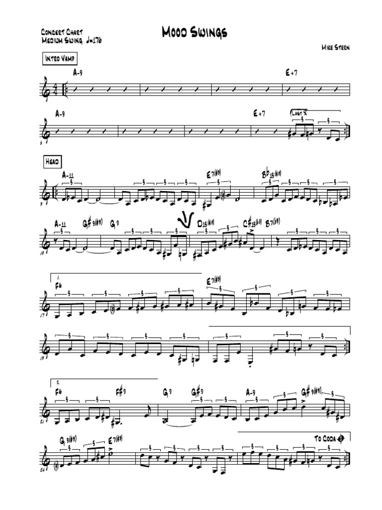 Mood-Swings-Mike SternConcert1 8vb | PDF