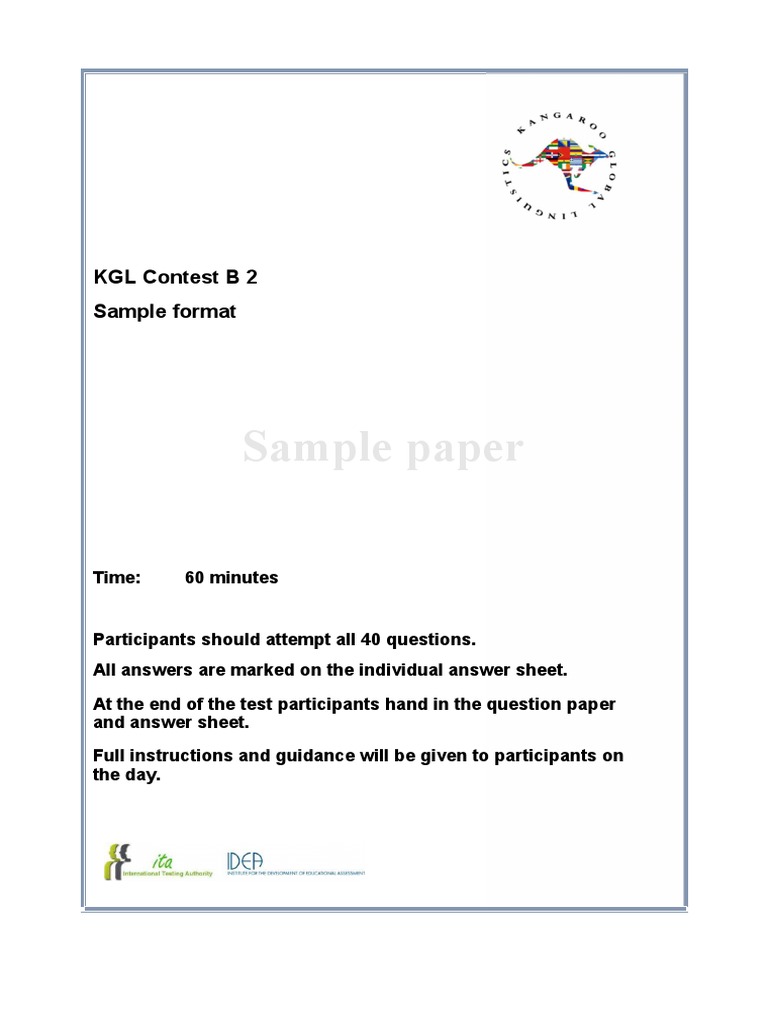 Sample b2 v2 | PDF | Teachers