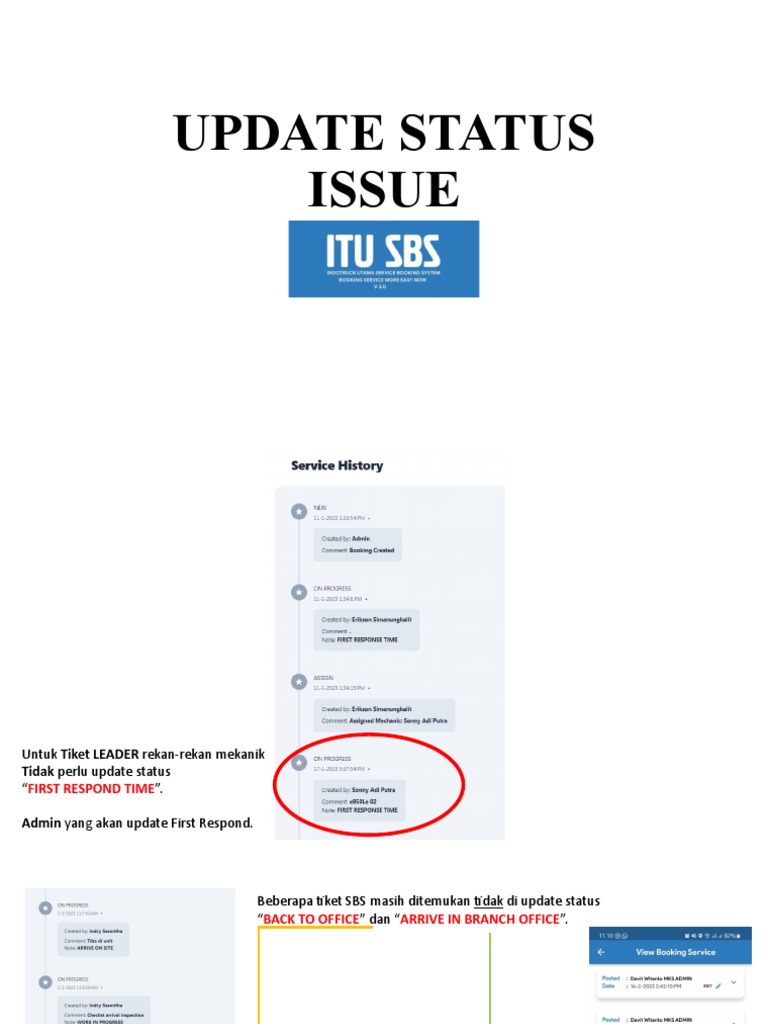 Update Status Issue Sbs Pdf 