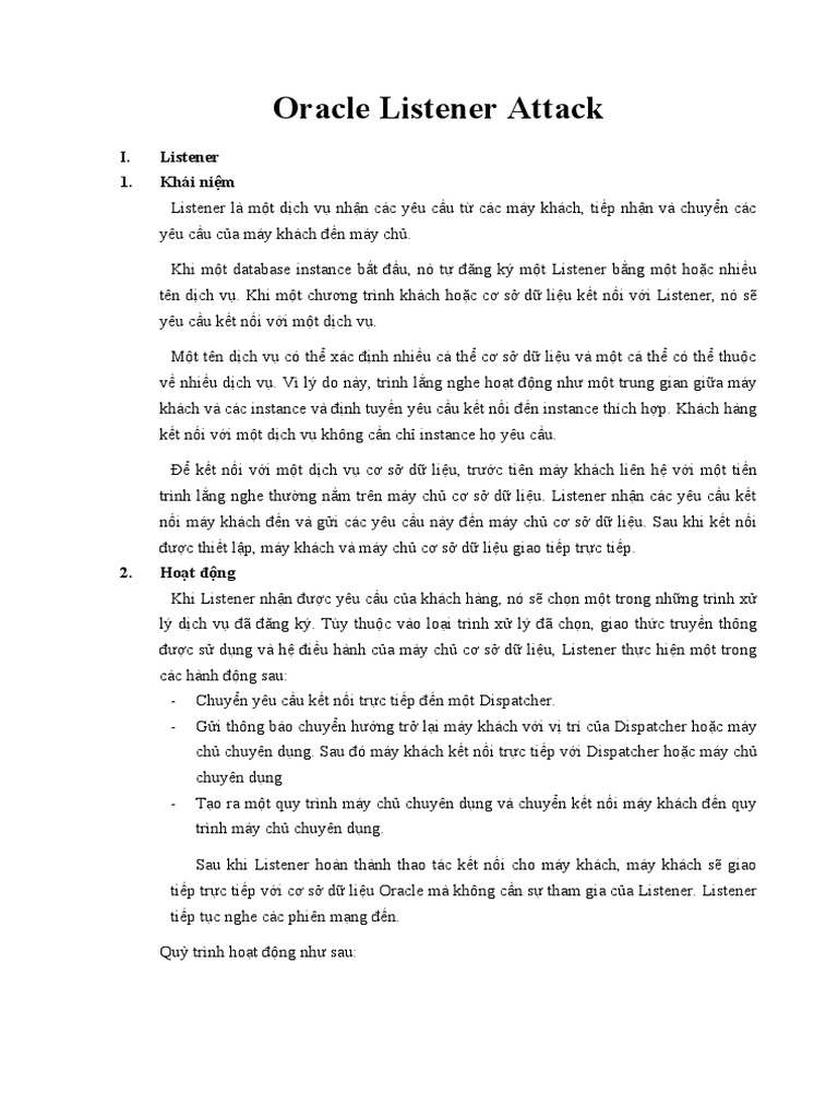 123doc Oracle Listener Attack Pdf