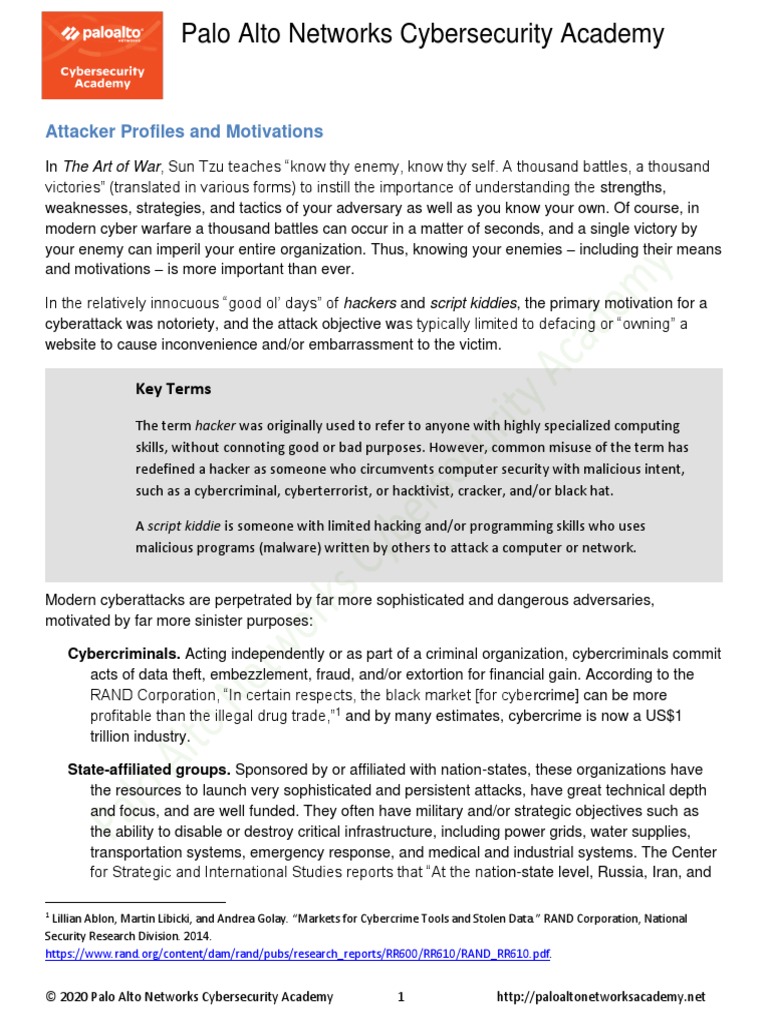 Attacker_Profiles_Cyber-Attack_Strategies_5 | PDF