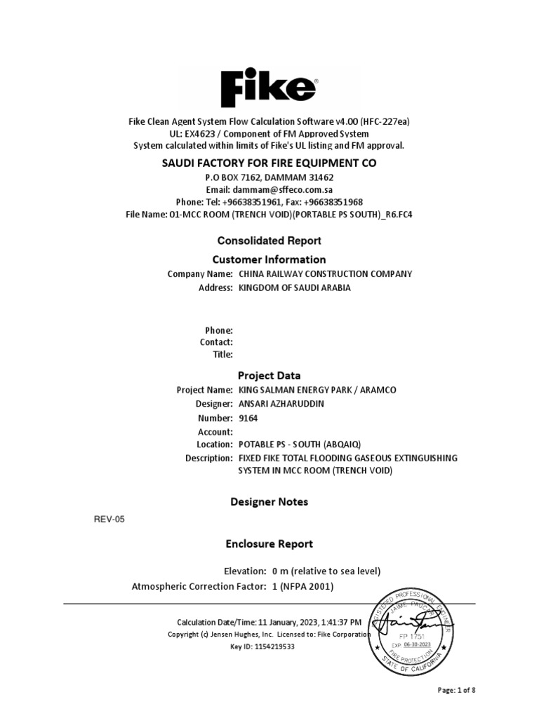 01-Mcc Room (Trench Void) (Portable Ps South) - r6 | PDF | Pipe (Fluid ...