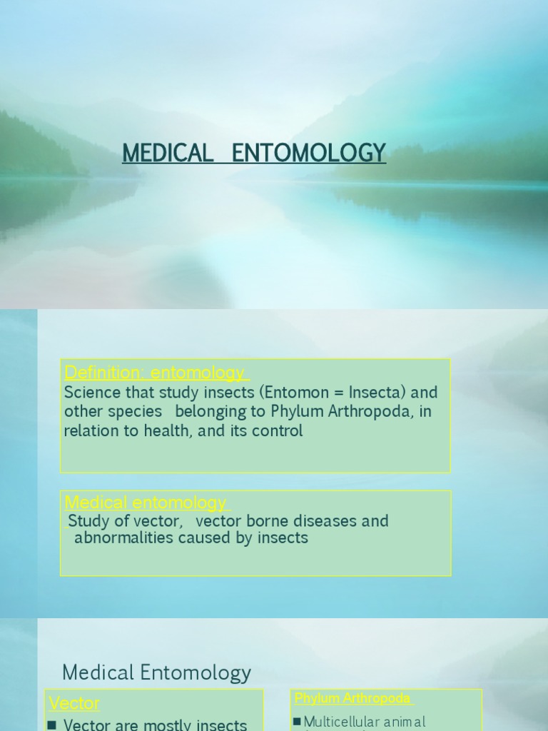 Medical Entomology | PDF | Mosquito | Biological Pest Control