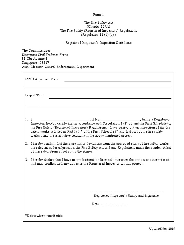 SCDF Ri Form 2 | PDF | Technology & Engineering