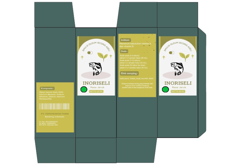Kemasan Sekunder - Emulsi Inoriseli-1 | PDF