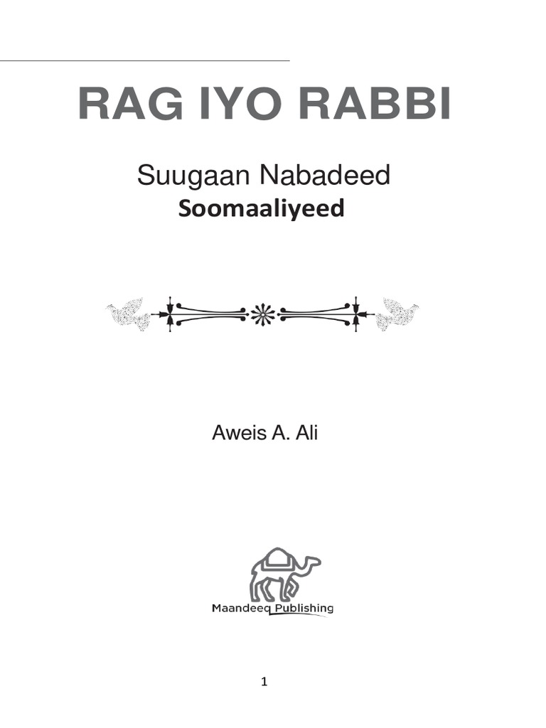 @somalilibrary - RAG IYO RABBI | PDF