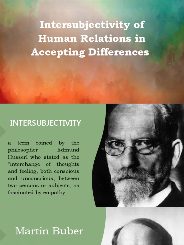 Intersubjectivity in Human Relations | PDF