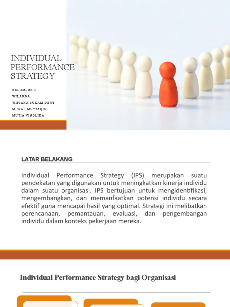 Individual Performance Strategy | PDF