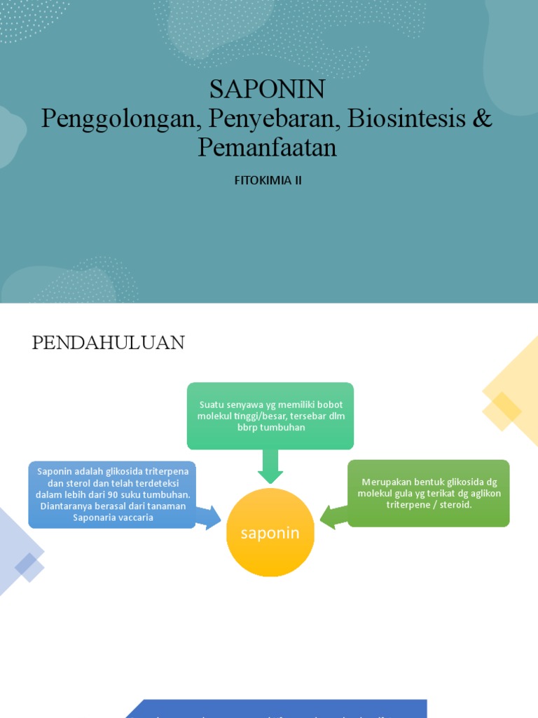 Saponin | PDF