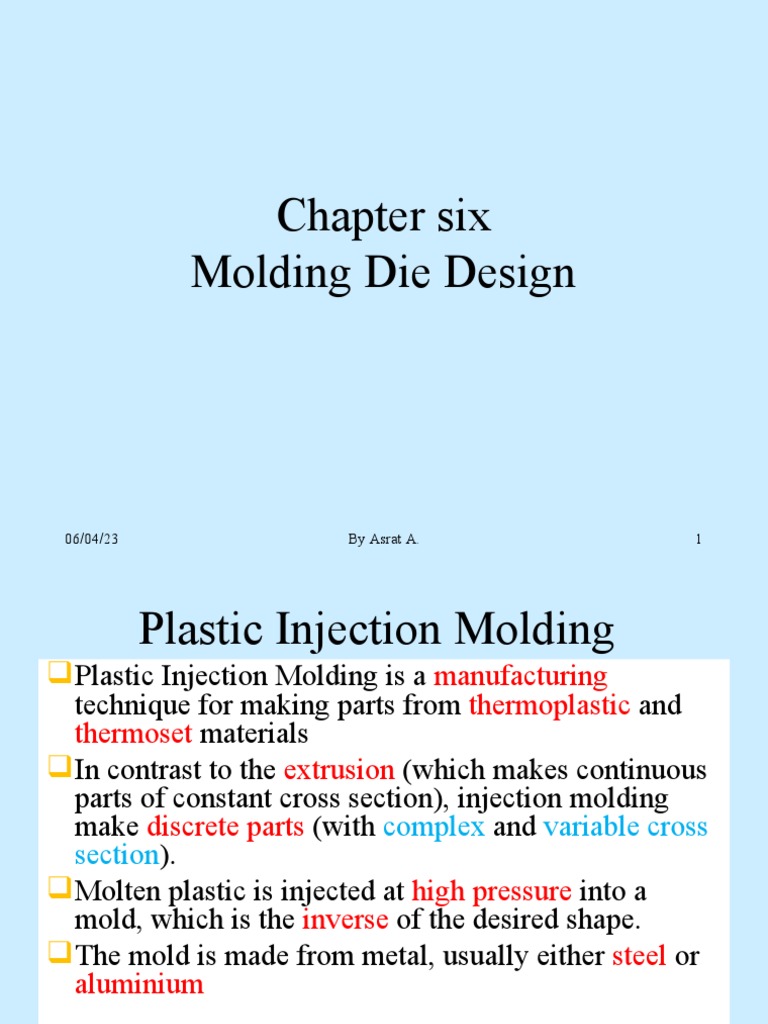 Chapter - 6 Injection Molding | PDF | Building Engineering | Business ...