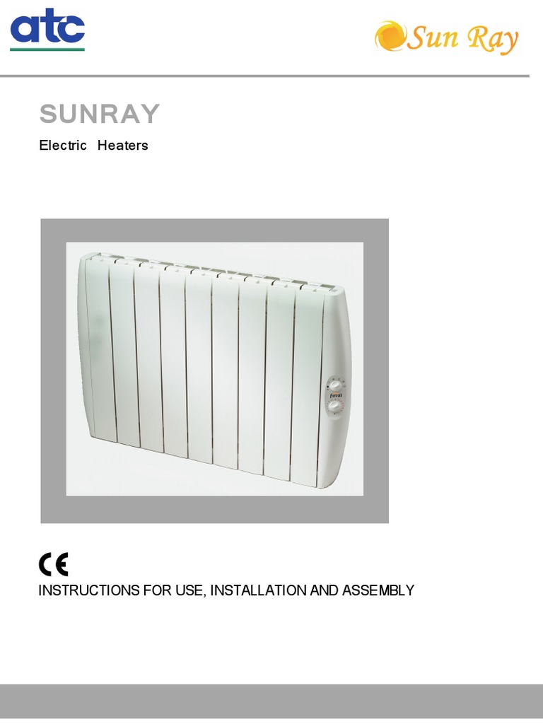 Sun Ray Analogue Instructions | PDF | Switch | Mains Electricity