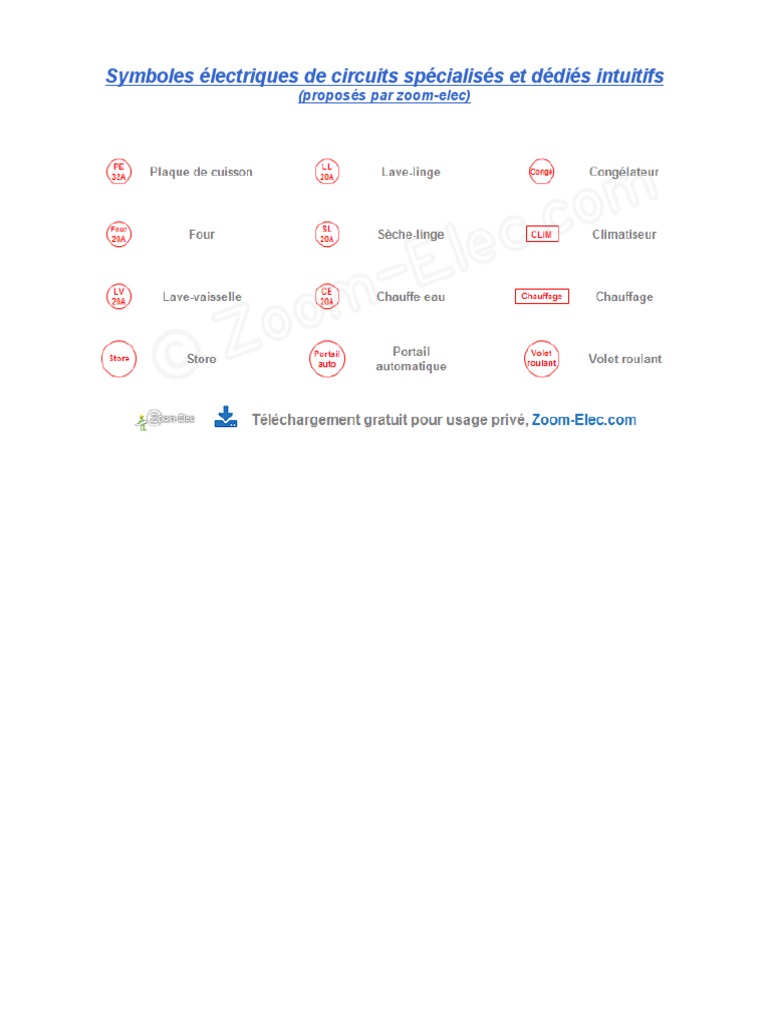 Symbole Electrique SE - Odp - Symboles-Electriques-Circuits-Pcs | PDF